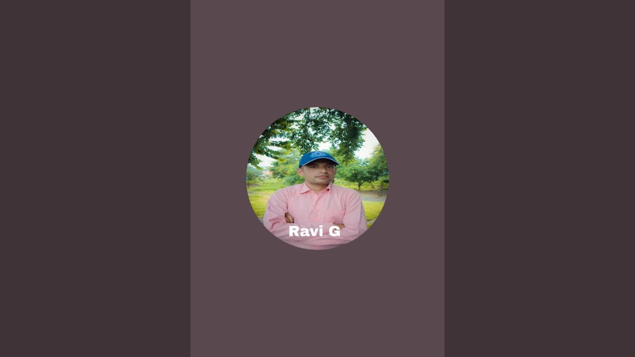 Ravi G Vlogs is live - YouTube