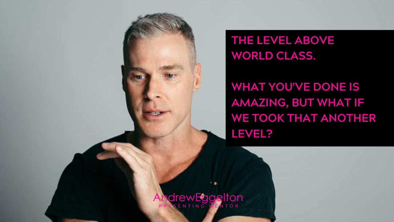 What's the next step beyond World Class Speaking? - YouTube