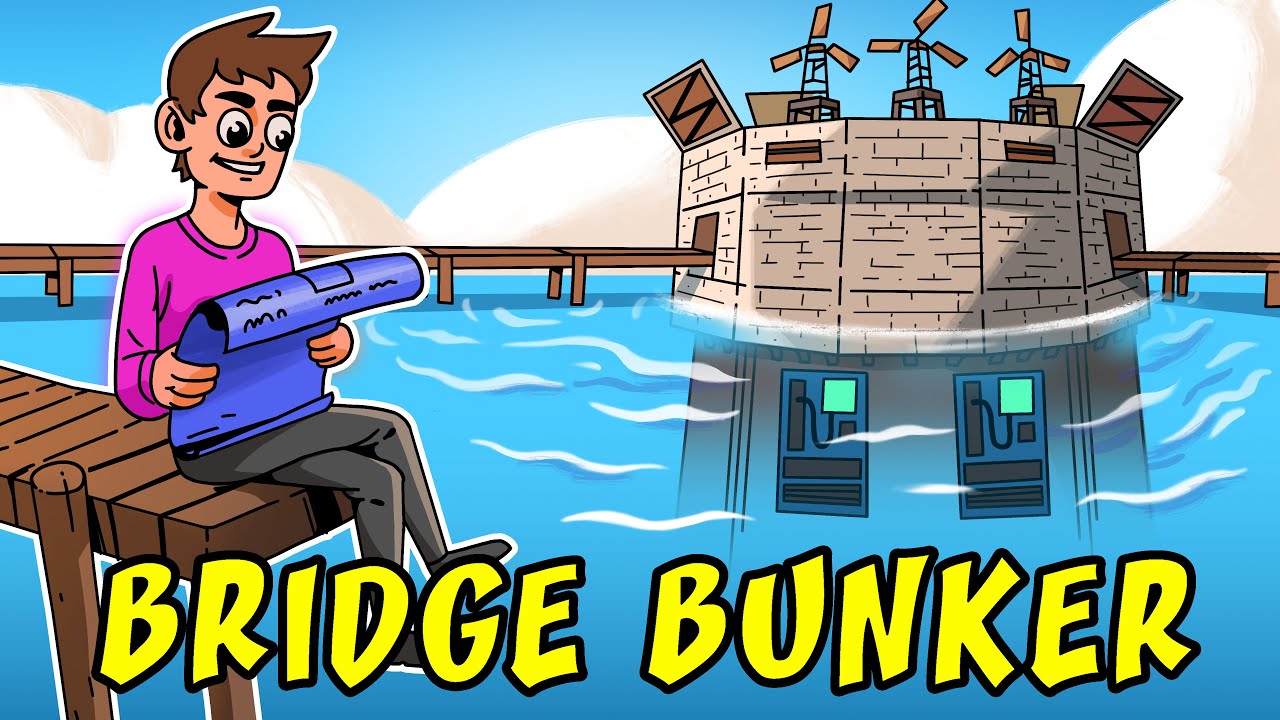 I TRAPPED A CLAN in my BRIDGE BUNKER BASE in Rust and they were MAD ...