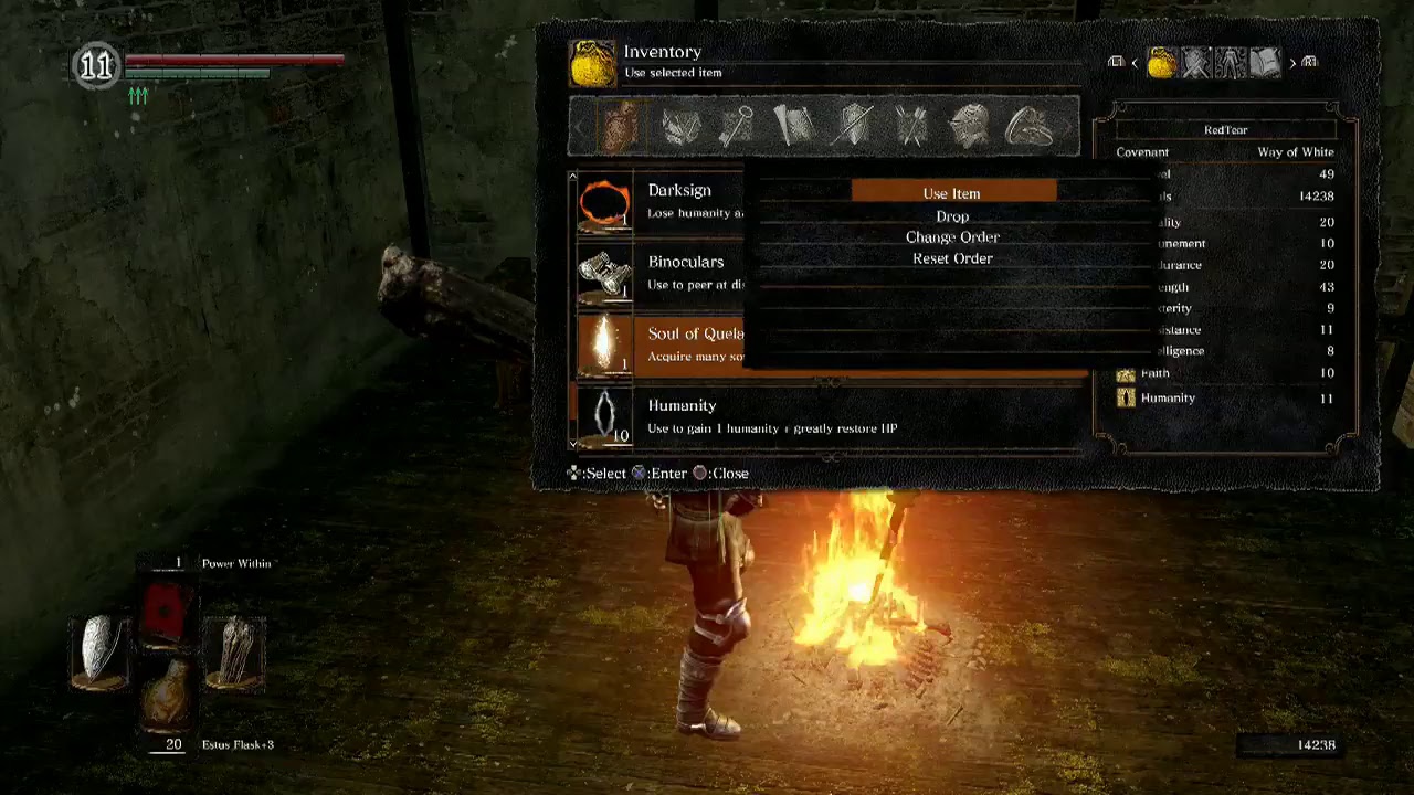 Dark Souls Remastered: red tearstone build Part 1 (chantienyee)(PS4 ...