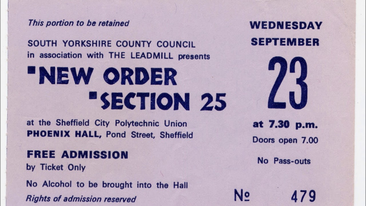 New Order-Procession (Live 9-23-1981) - YouTube