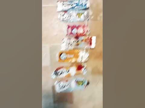 сможете посчитать сколько всего упаковок от жвачек?🤔 - YouTube