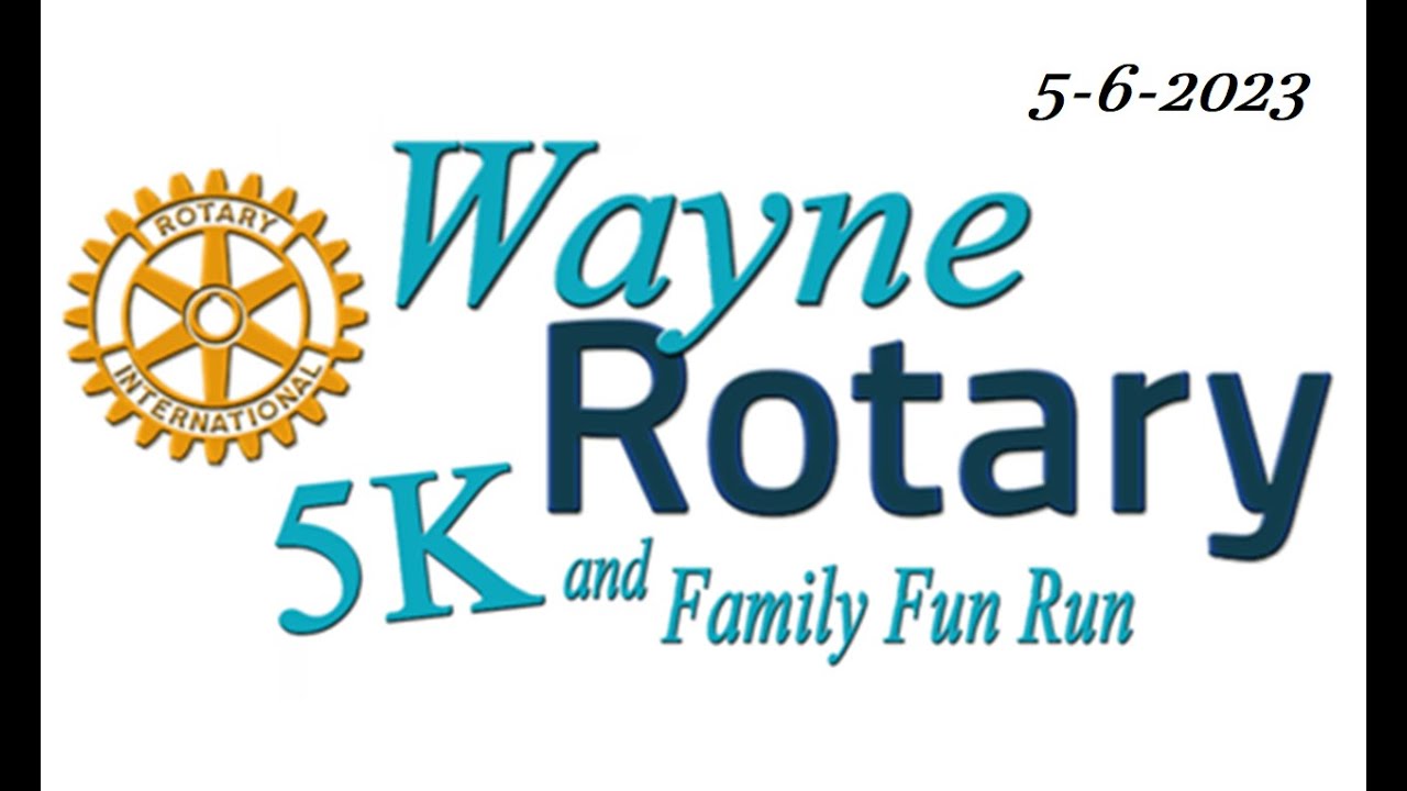 Wayne Rotary Run 5K - YouTube