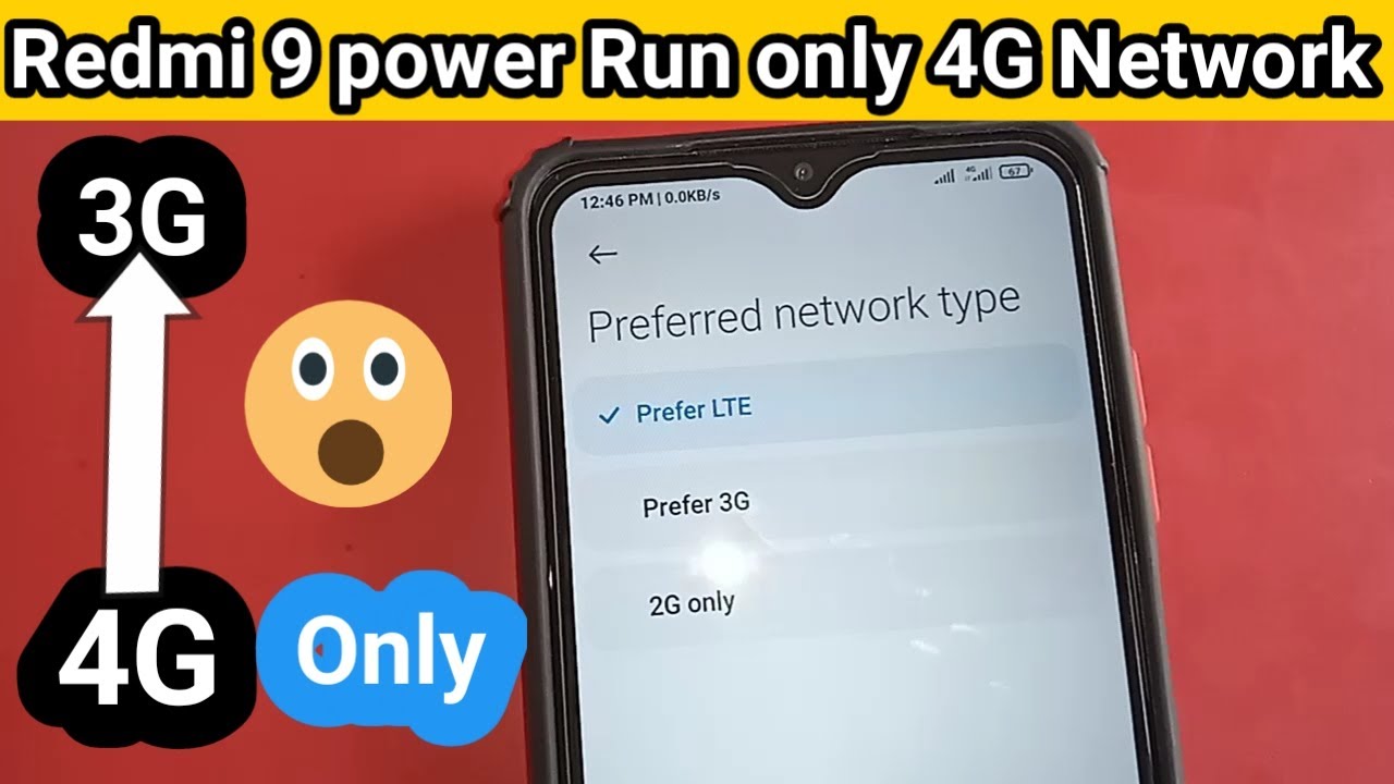 Redmi 9 power only 4G Network Run // 3G-4G network problem solve - YouTube