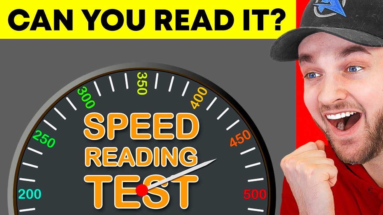 How FAST can you READ!? 🤓 - YouTube