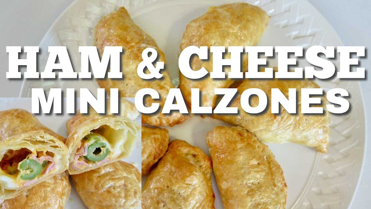 HAM & CHEESE Mini CALZONES in PUFF PASTRY With Irresistible Fusion of ...