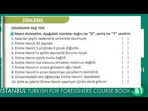 İstanbul B1 (Audio) - 12 OKUMANIN YAŞI YOK (Page 65)