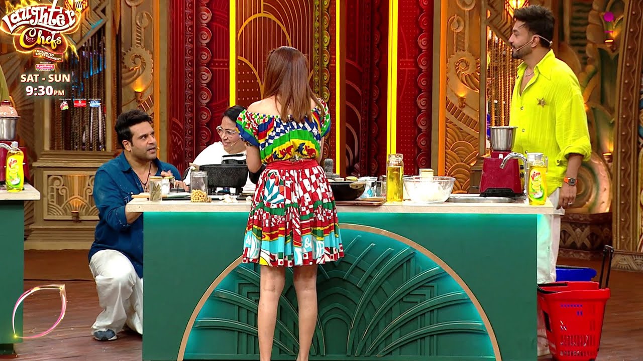 Laughter Chefs Promo: Krushna Ne Vicky Ki Mom Ko Lagaya Maska - YouTube