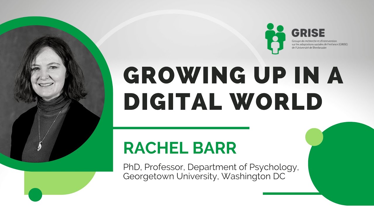 Conférence du GRISE par Rachel Barr - YouTube