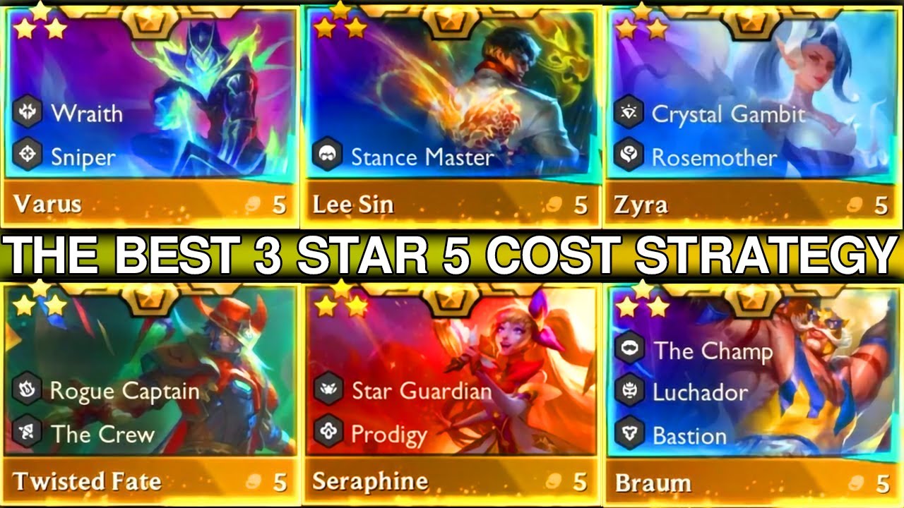 THE BEST 3 STAR 5 COST STRATEGY FOR TFT SET 15 - YouTube