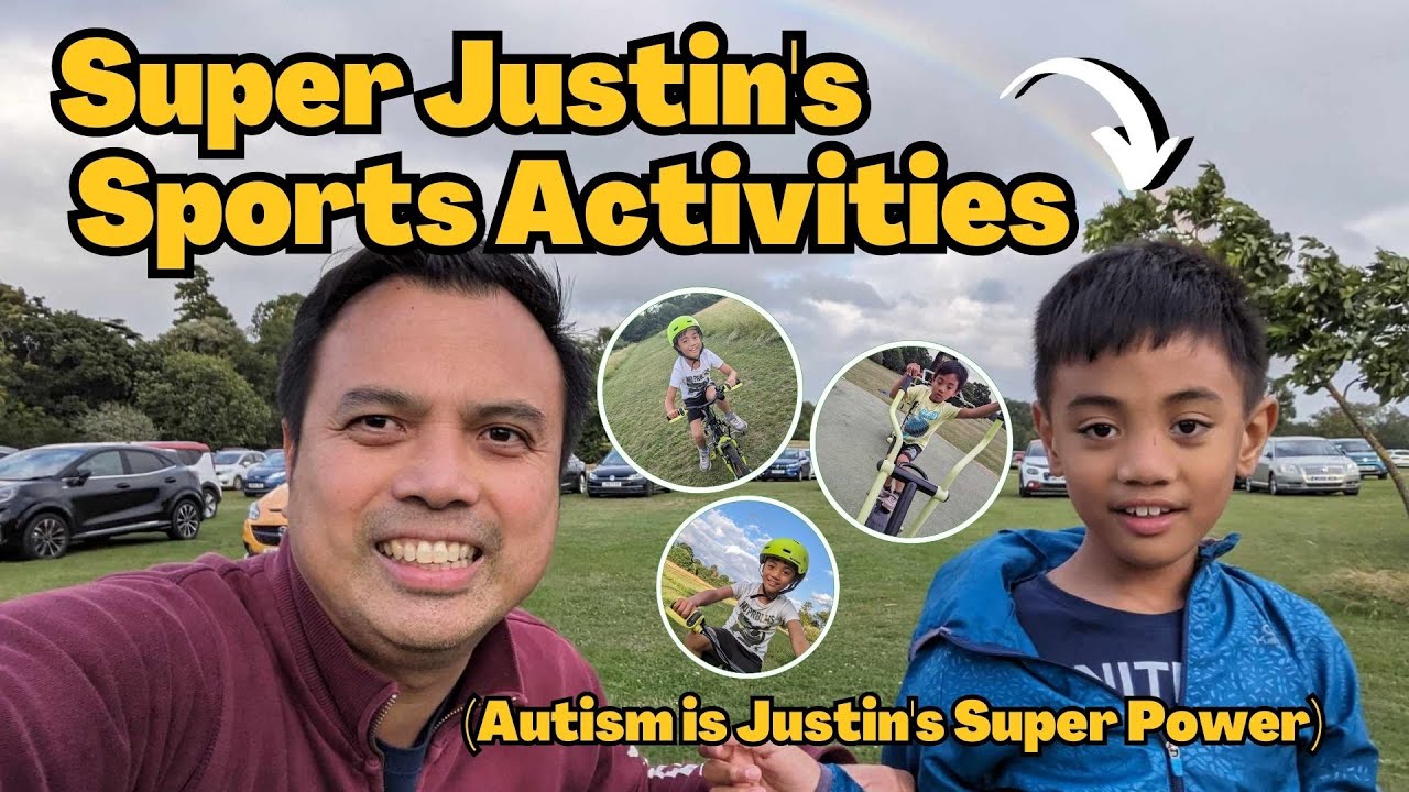 Super Justin's Sports Activities (Autism is Justin's Super Power) - YouTube