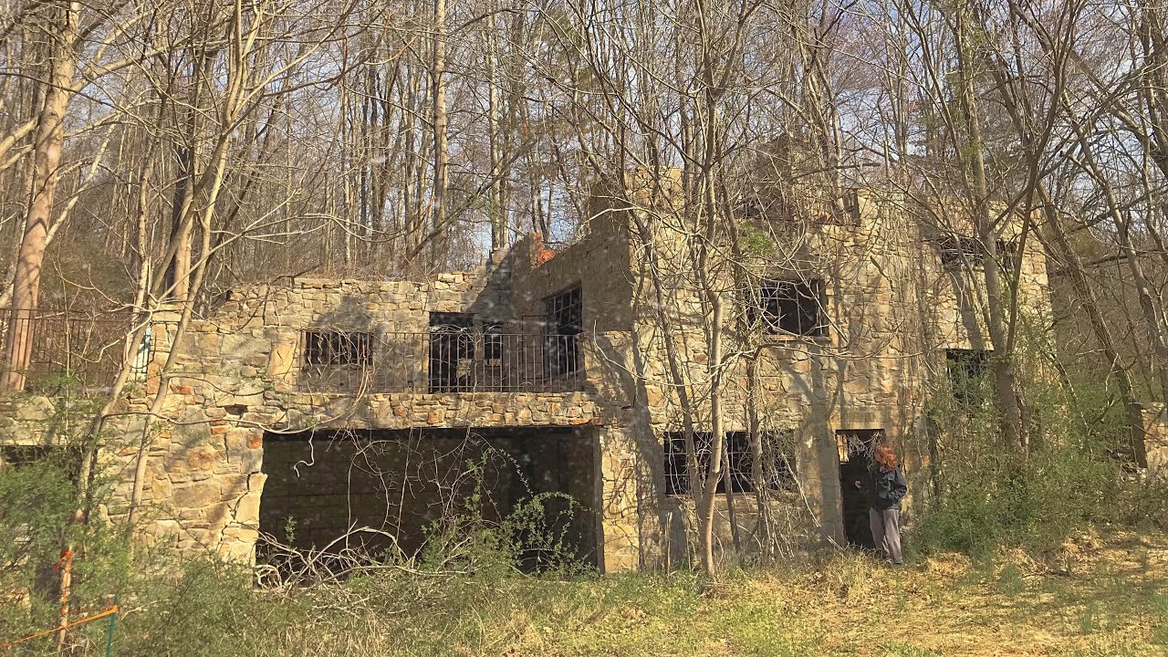 interesting-abandoned-stone-house-built-in-1900-w-pool-on-2nd-story