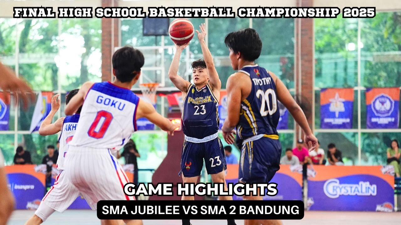 SMA Jubilee vs SMA 2 Bandung I LEEBRON Bersinar di Final High School ...