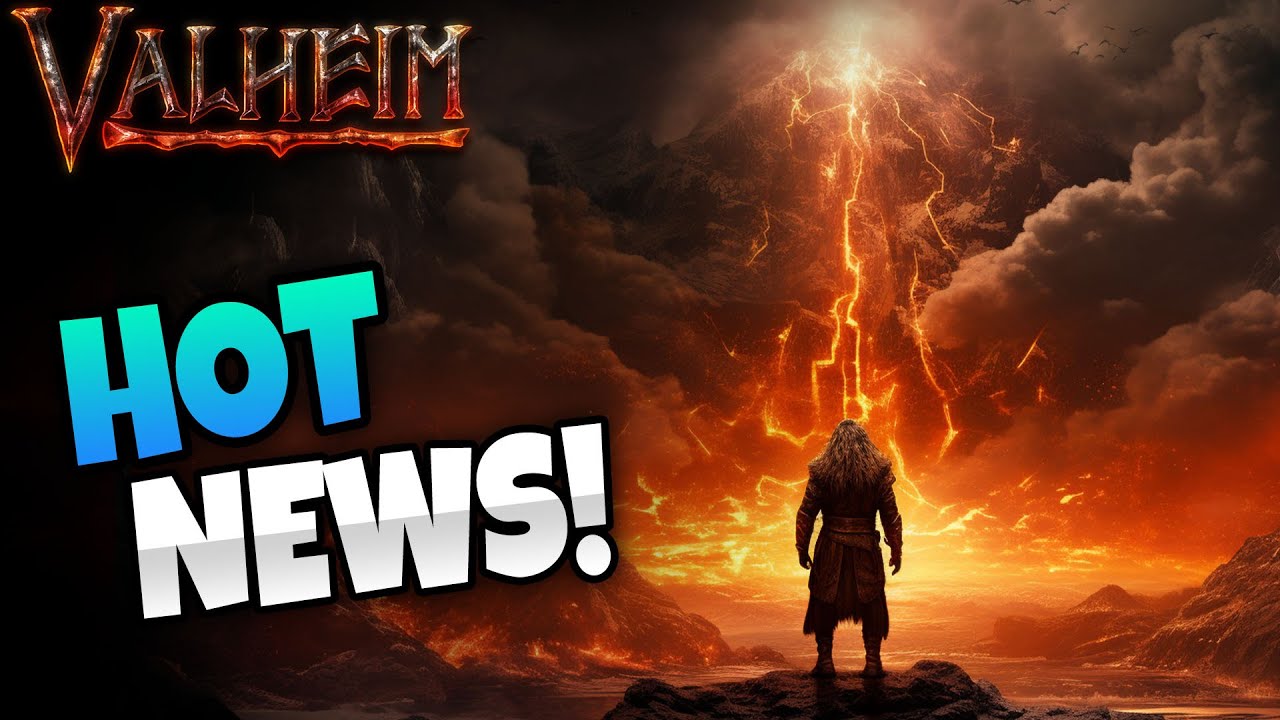 Lava Landscape Revealed! New Ashlands Map! - Valheim News Update - YouTube