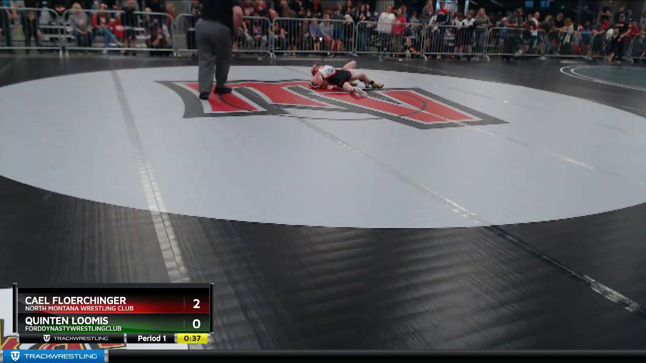 12U 70 Cael Floerchinger North Montana Wrestling Club Vs Quinten Loomis ...