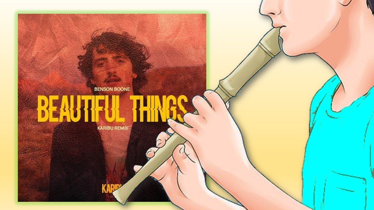 Beautiful Things / flauta dulce fácil, easy flute recorder / Benson ...