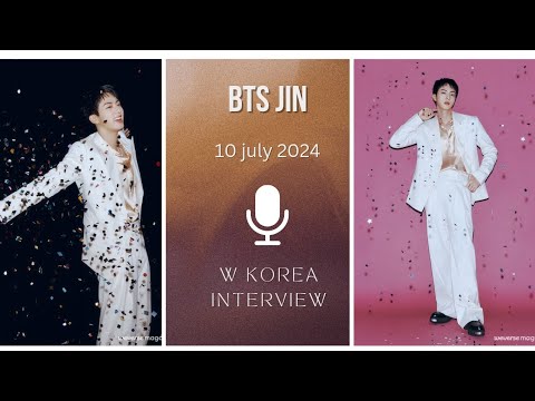 Watch JIN W Korea Magazine Interview 2024 || Jin W Korea Interview #jin ...