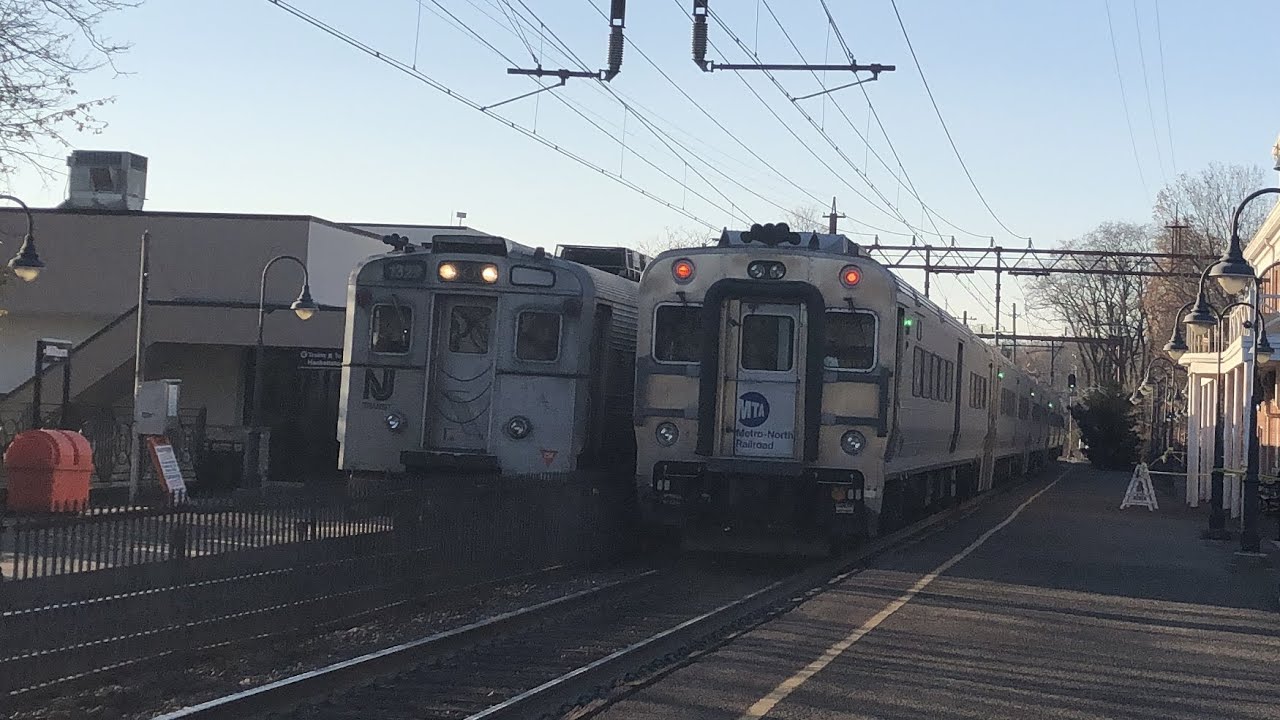 ᴴᴰ⁶⁰ Railfanning Little Falls, Ho-Ho-Kus and Millburn ft. 4101 and the ...