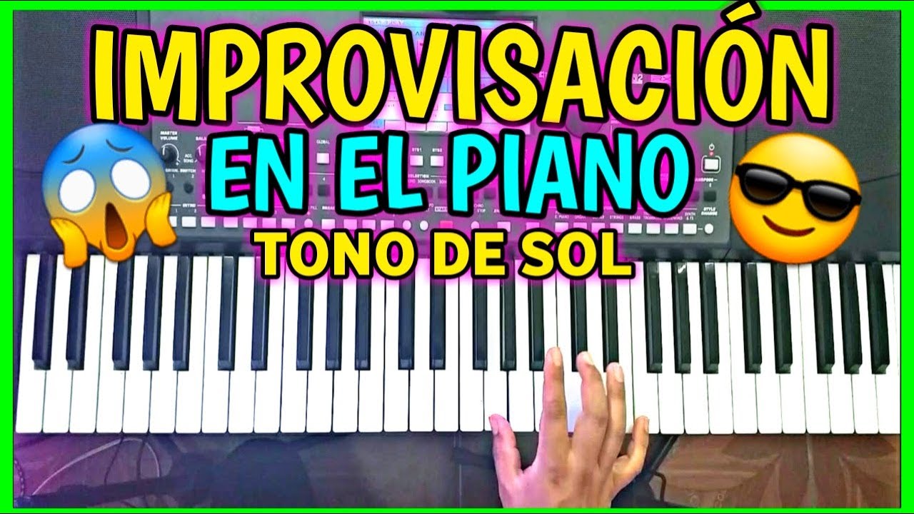 COMO IMPROVISAR EN EL PIANO RITMO CUMBIA - YouTube