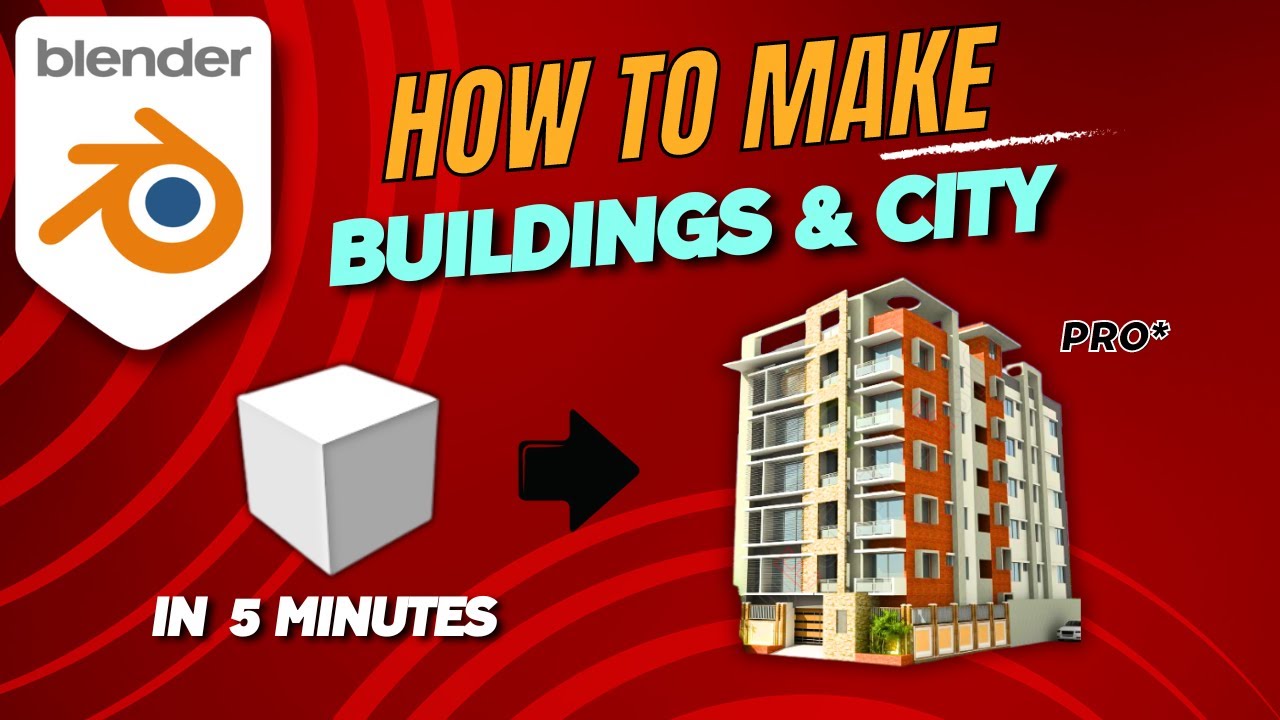 Blender Tutorial: Build a City in 5 Minutes! | Blender 4.0 Tutorial in ...