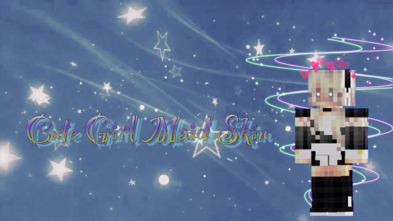 PixelGun3d-Cute Girl Maid Skin *Remake-Modded Colors* (Read Description ...