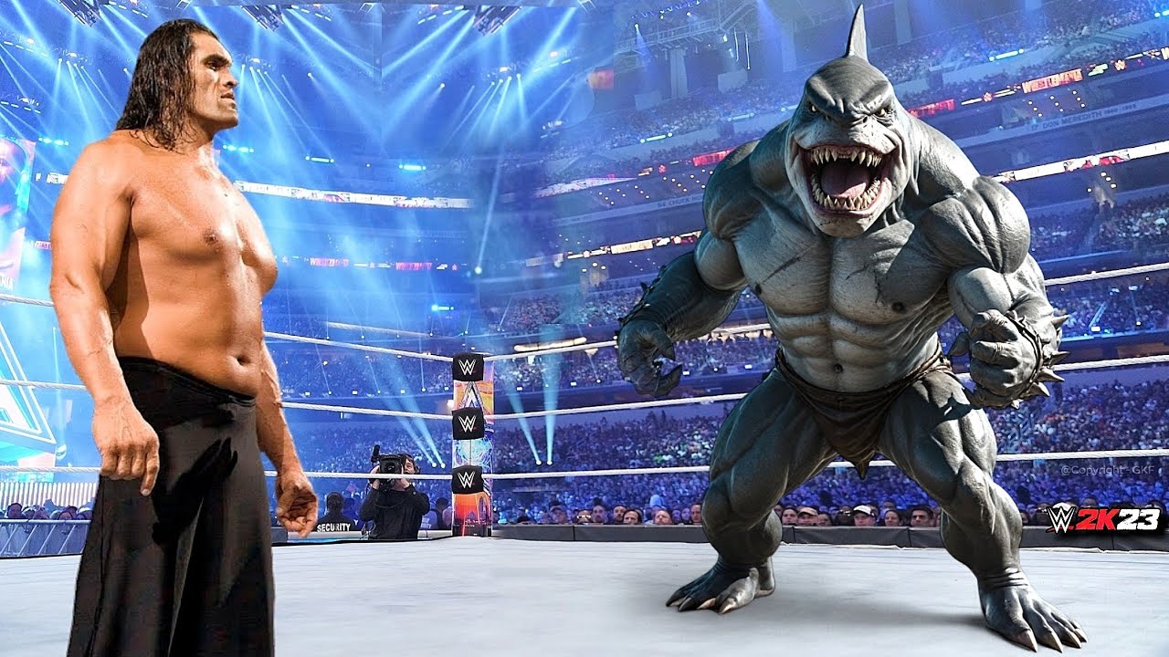 Full Match - The Great Khali vs King Shark | Iron Man Match 2024 : WWE ...