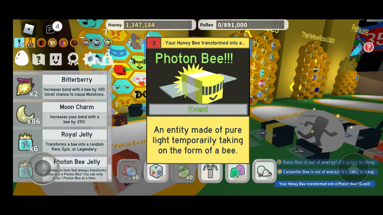 GETTING PHOTON BEE EGG! - YouTube
