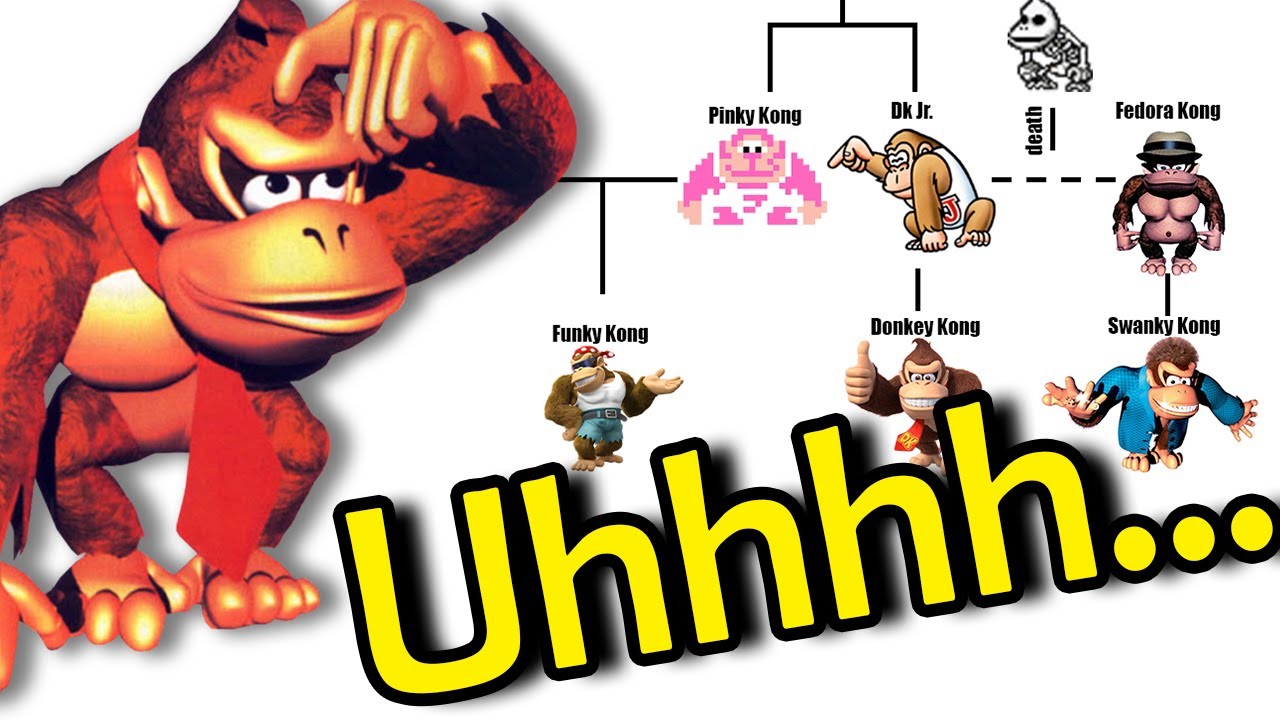 Donkey Kong doesn't make any sense... (Kong Family Tree) - YouTube