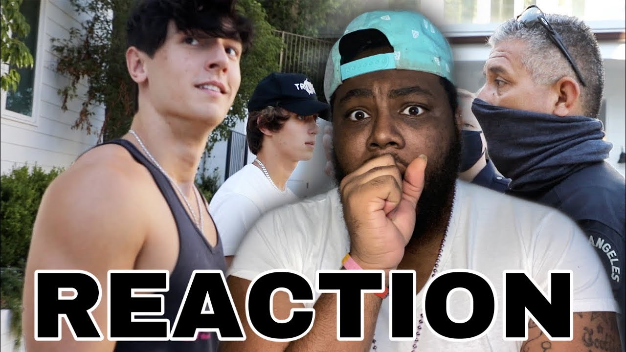 The Cops Went To Bryce Hall House REACTION - YouTube