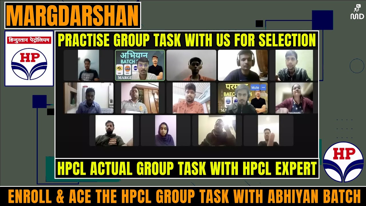 HPCL Group Task Session I - YouTube