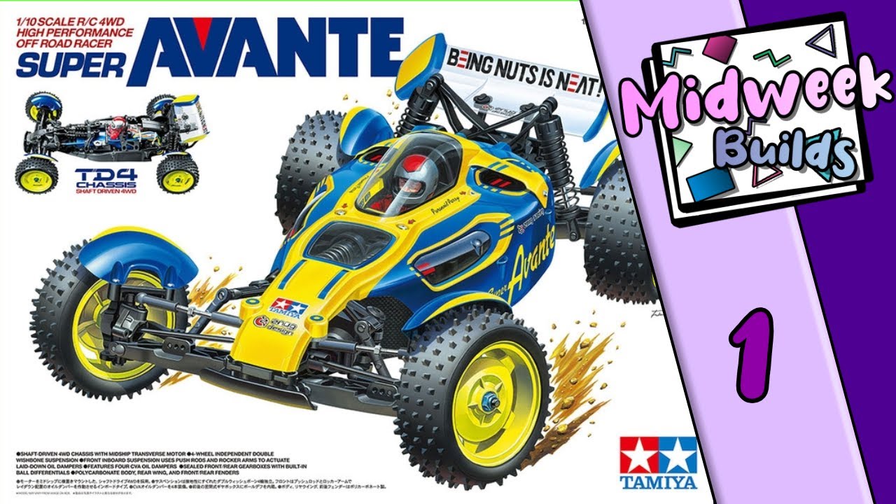 The Tamiya Super Avante. Hop Up unboxing. - YouTube