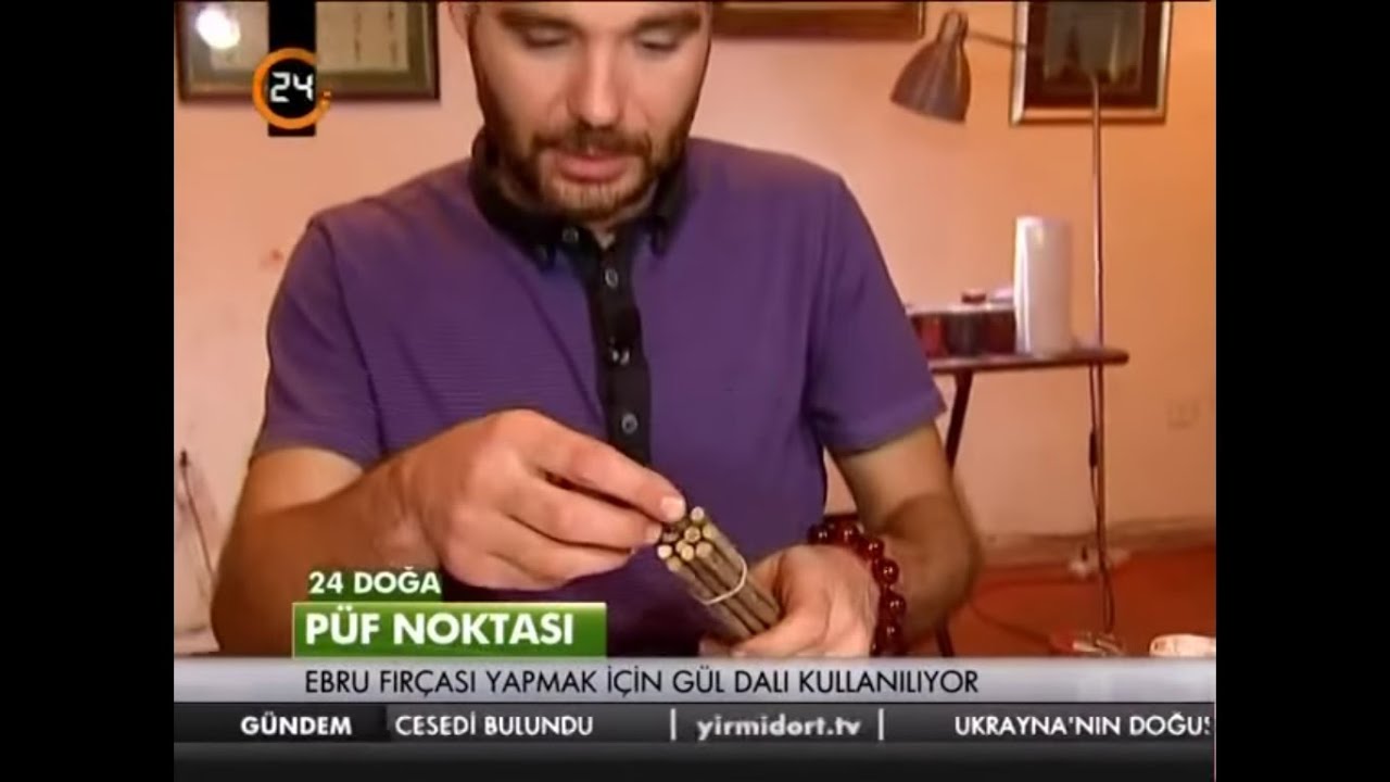 Ebru Sanatı - Kubilay Eralp Dinçer - Doğa 24 - TV 24 - YouTube