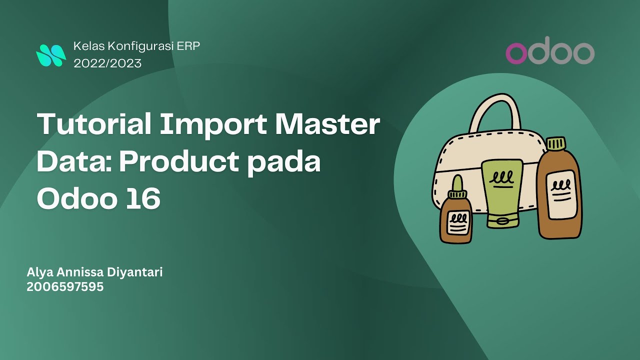 Tutorial Import Master Data: Product pada Odoo 16 - YouTube