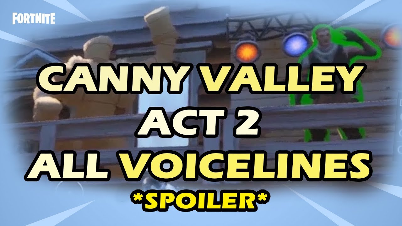 *Spoiler* Fortnite Lore - Canny Valley ACT 2 All Voice Acting ...