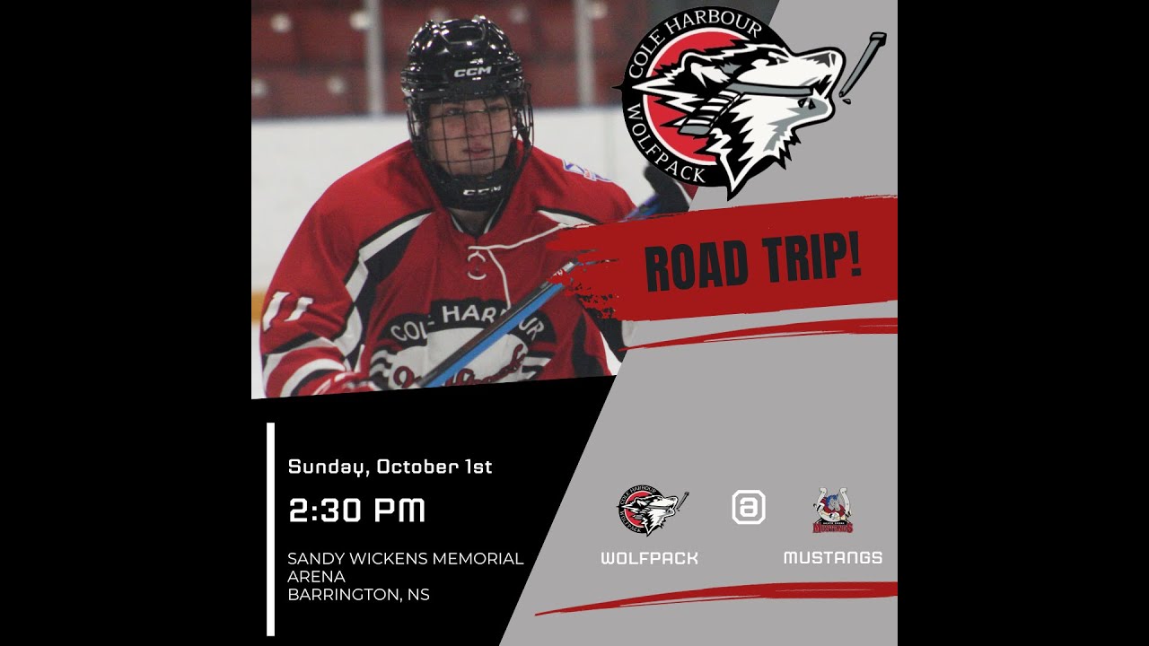 Cole Harbour Wolfpack @ South Shore Mustangs 2023-10-01 - YouTube