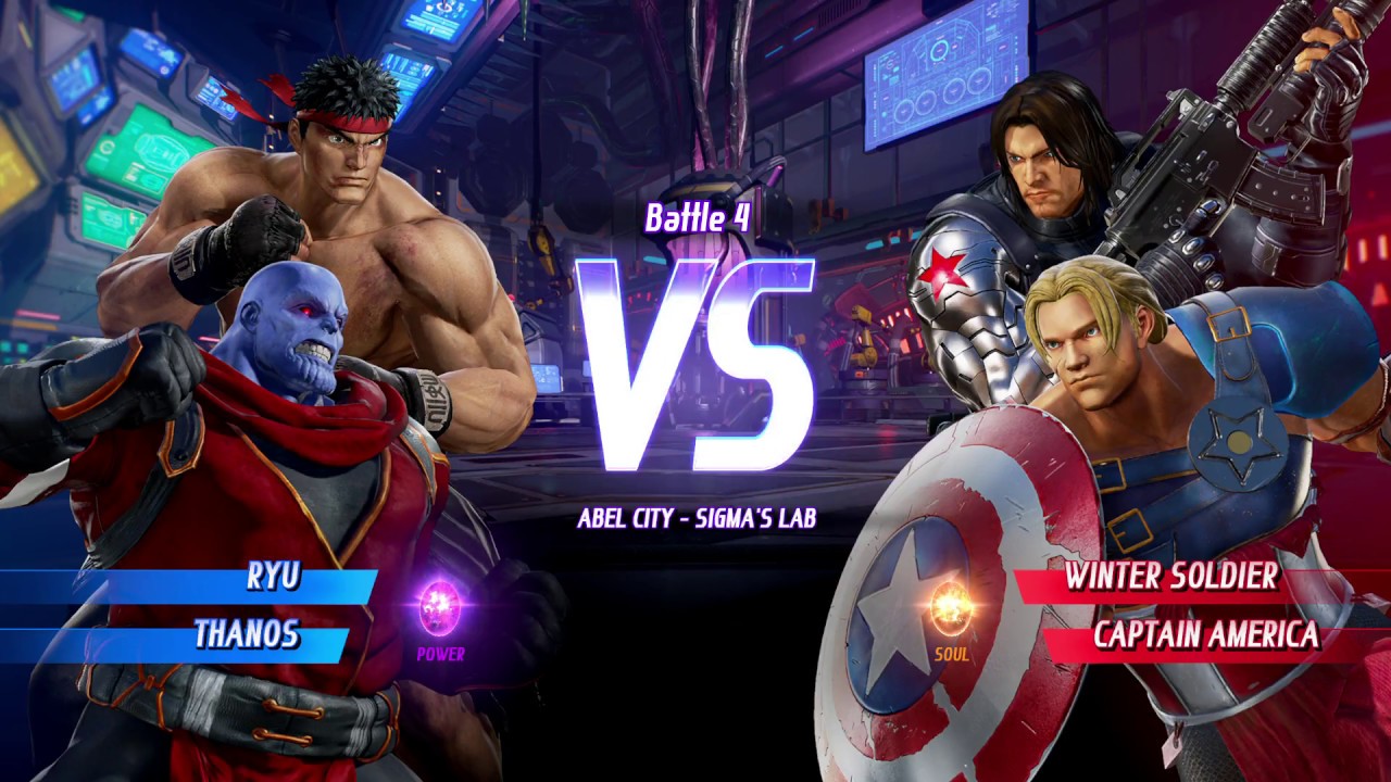 MARVEL VS. CAPCOM: INFINITE Arcade Mode Ryu Thanos - YouTube