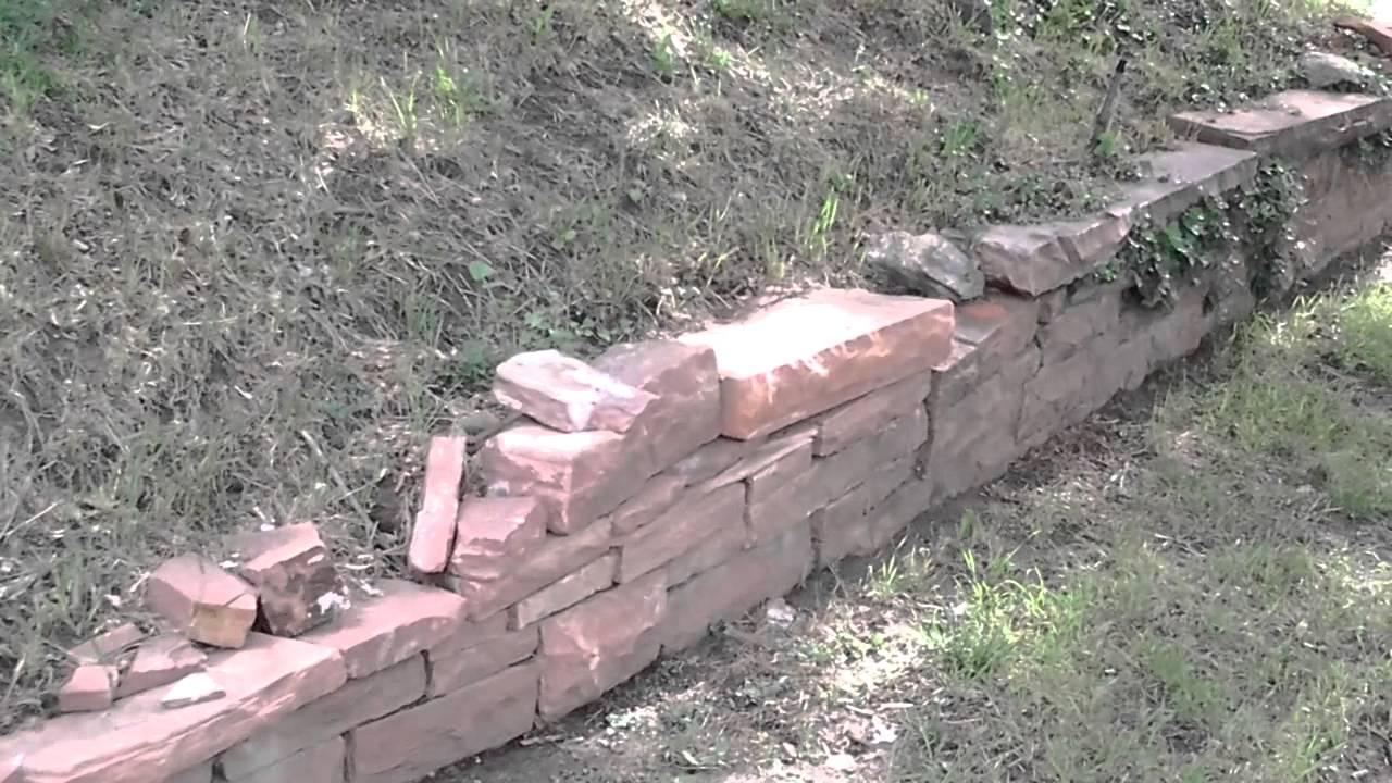 Stone Wall Repair Denver - YouTube