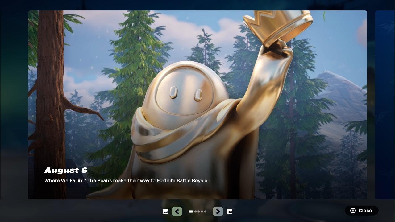 Fortnite X fall guys update tomorrow - YouTube