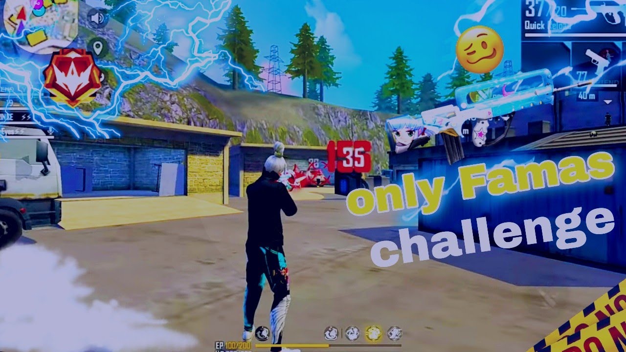 Famas Gun Challenge //Free Fire @NonstopGaming_ - YouTube