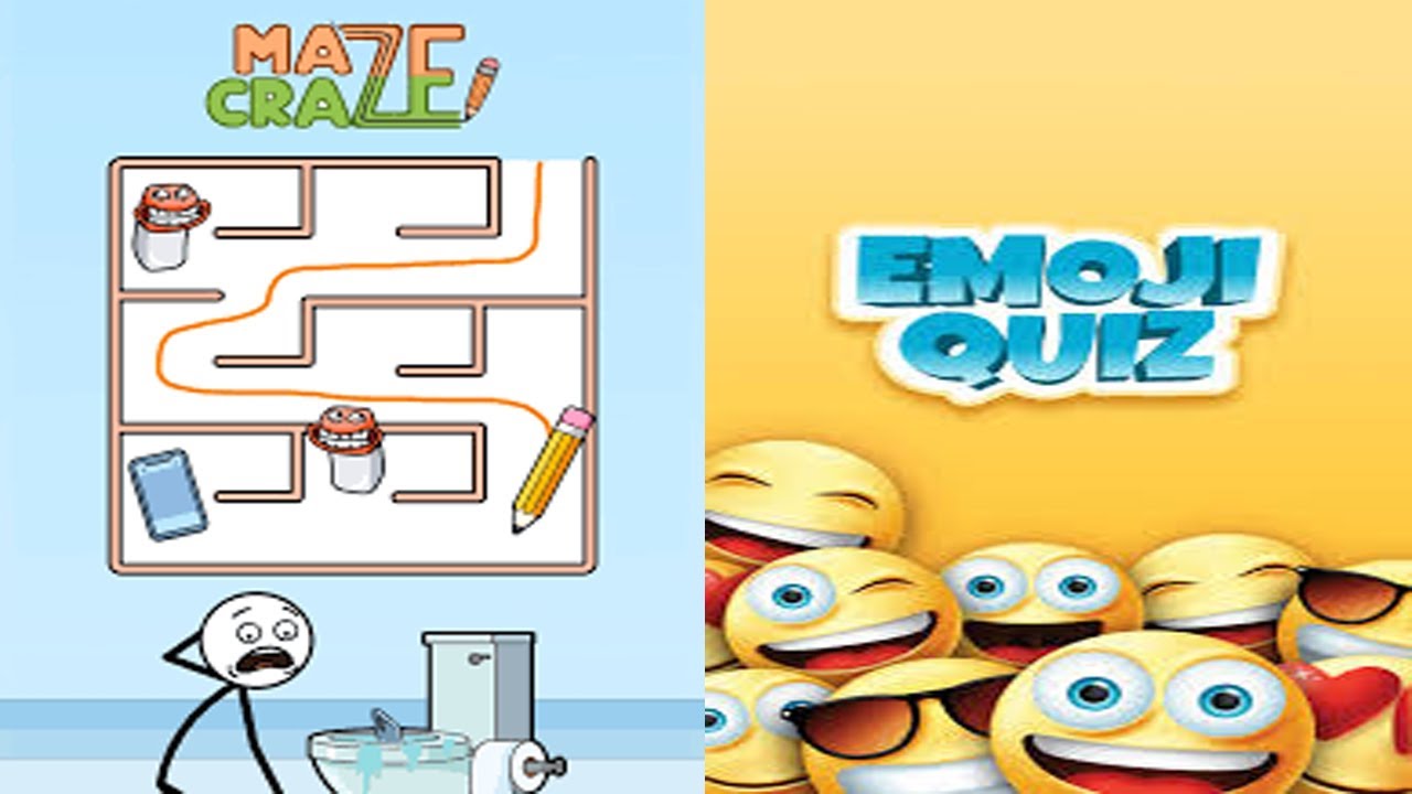 Maze Craze,Emoji Quiz,Help Me Tricky Story,Sandwich Runner, - All ...