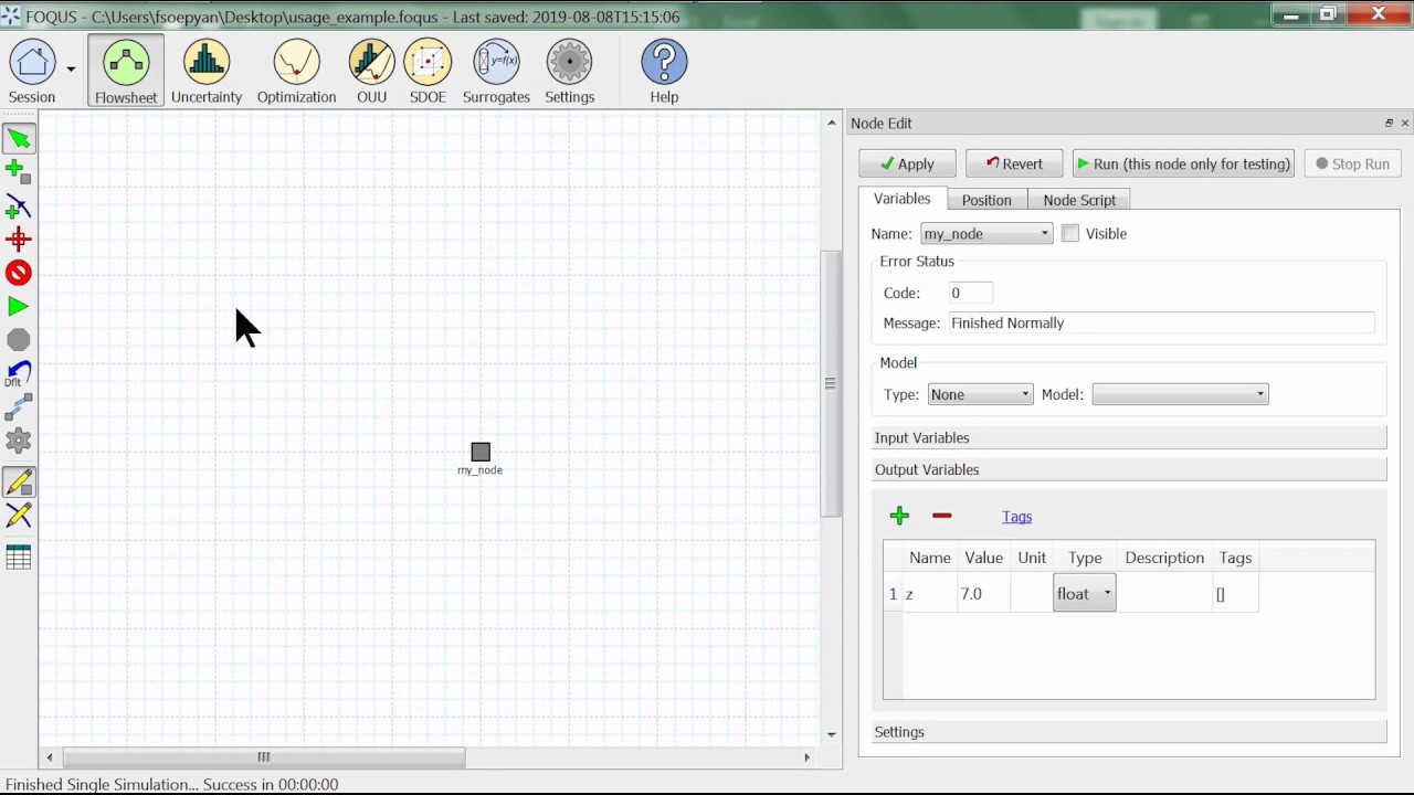 FOQUS Usage - Part 2a - Optimization Under Uncertainty (OUU) Using the Optimization Tab - YouTube