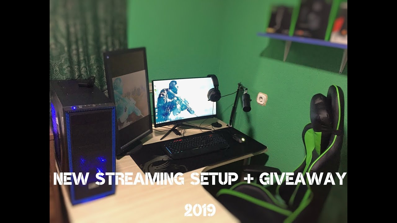 New Streaming Setup + Giveaway 2019 - YouTube