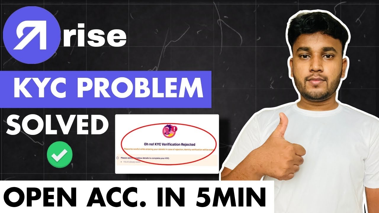 How to Open Rise Pay Account | Rise Pay Account Opening | KYC Problem ...