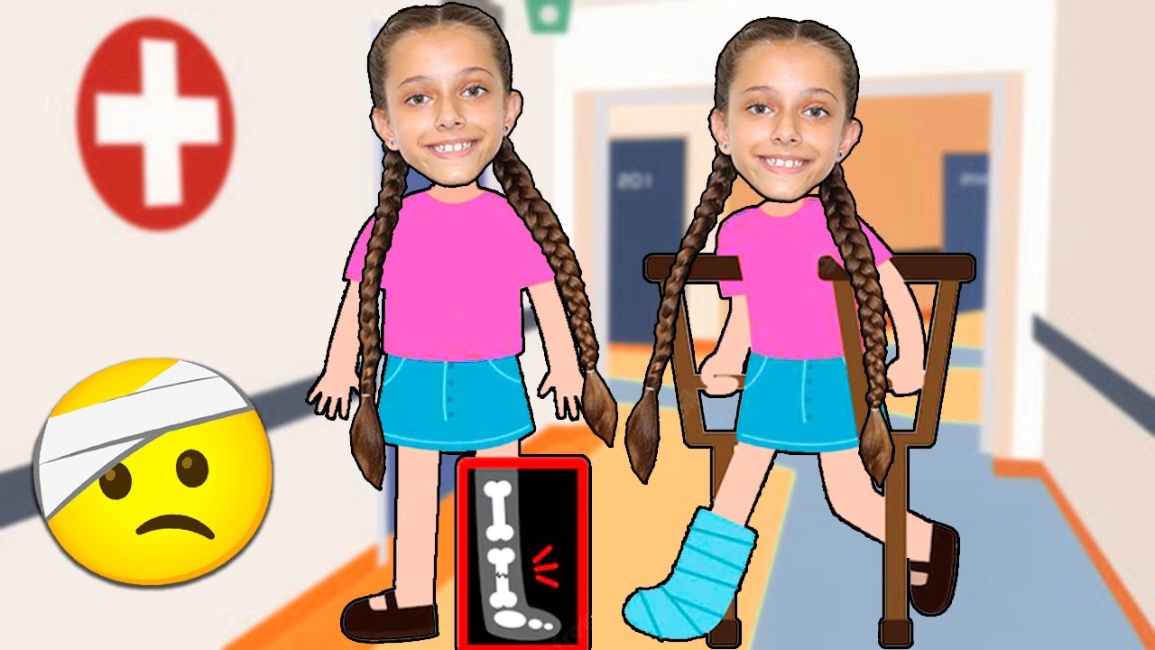 Flor de Menina Finge estar Dodói | The boo boo story - YouTube