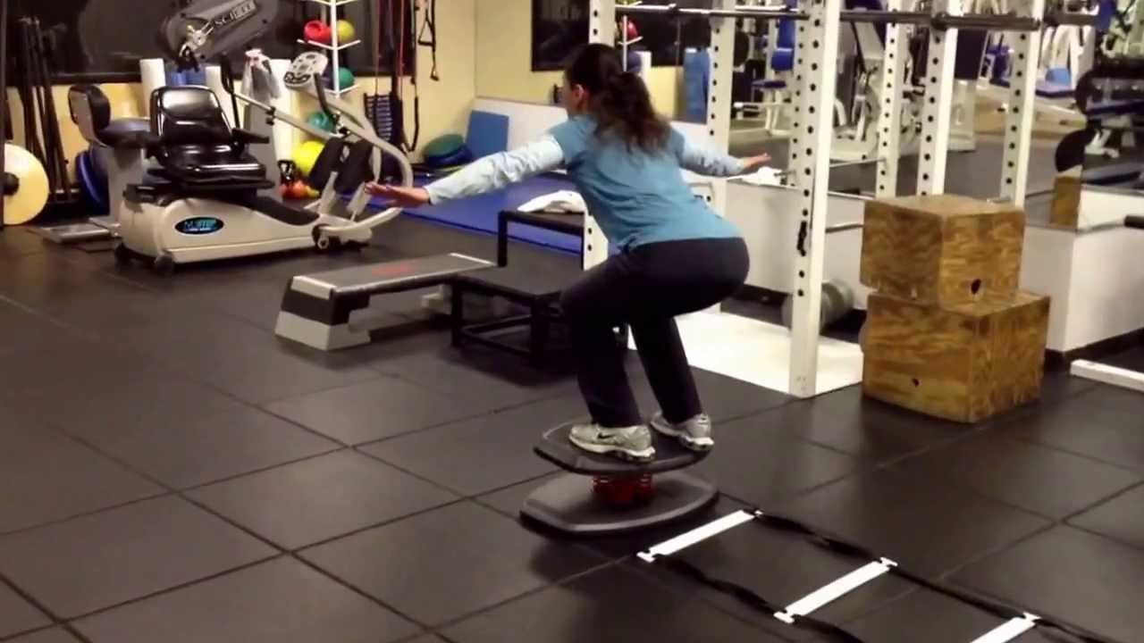 Fun Leg Workout with StrongBoard Balance Board - YouTube