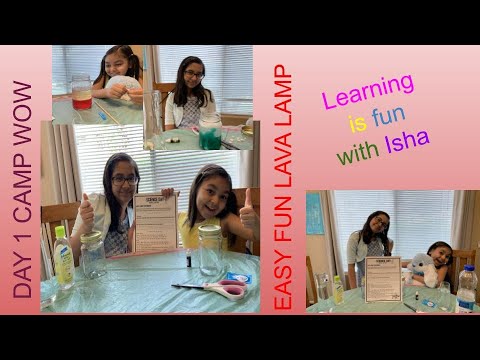 Camp Wow by Engage Zappos - Day 1 SIMPLE AND EASY DIY lava lamp ...