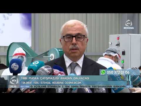 Artıq ölkəmizdə tibbi maska istehsal olunur