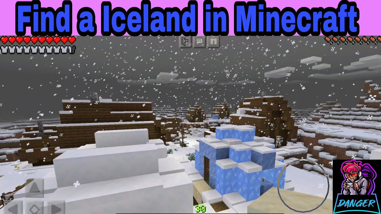 Find a iceland in minecraft || by the woodland explorer map ft. Techno ...