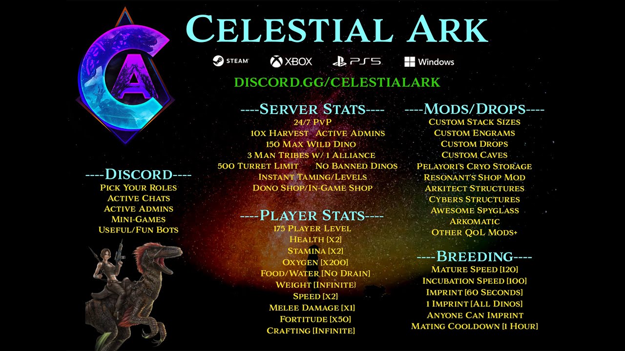 Ark Ascended Extinction Gacha Farm on Celestial Ark - YouTube
