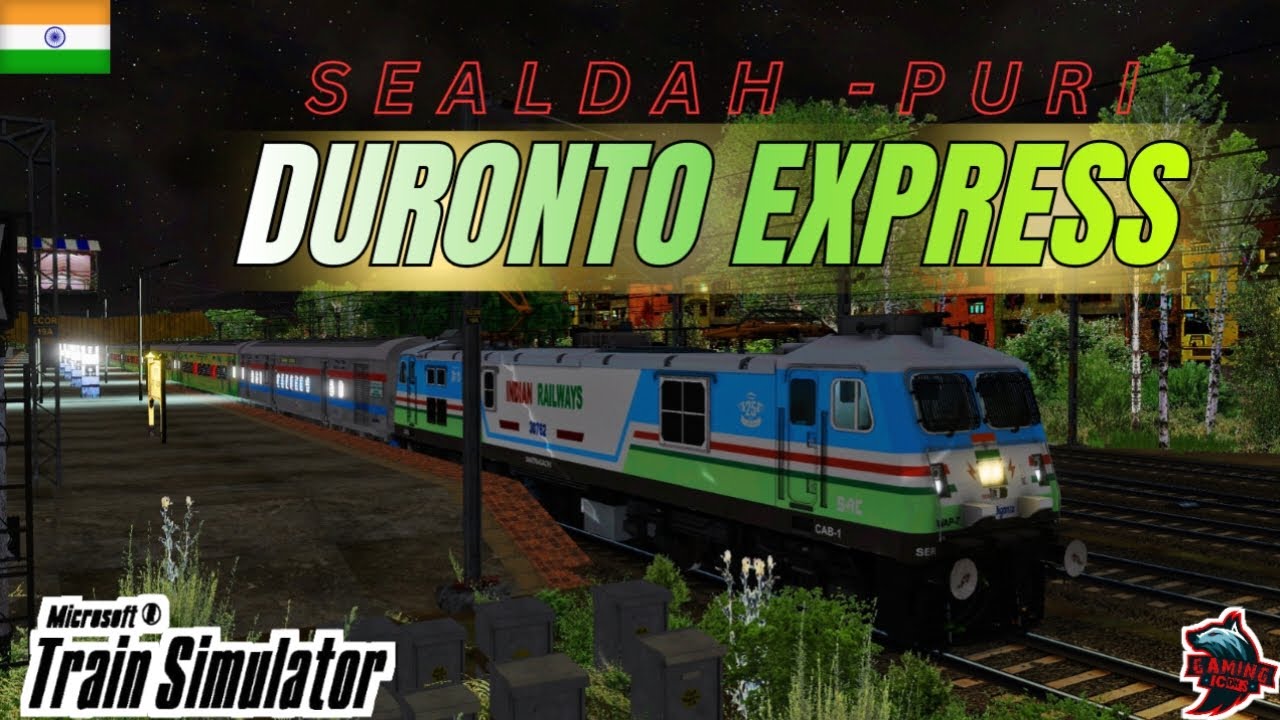 🔴DURONTO EXPRESS 🚂+ 130 KMPH SPEED | 22201 SEALDAH - PURI DURONTO ...